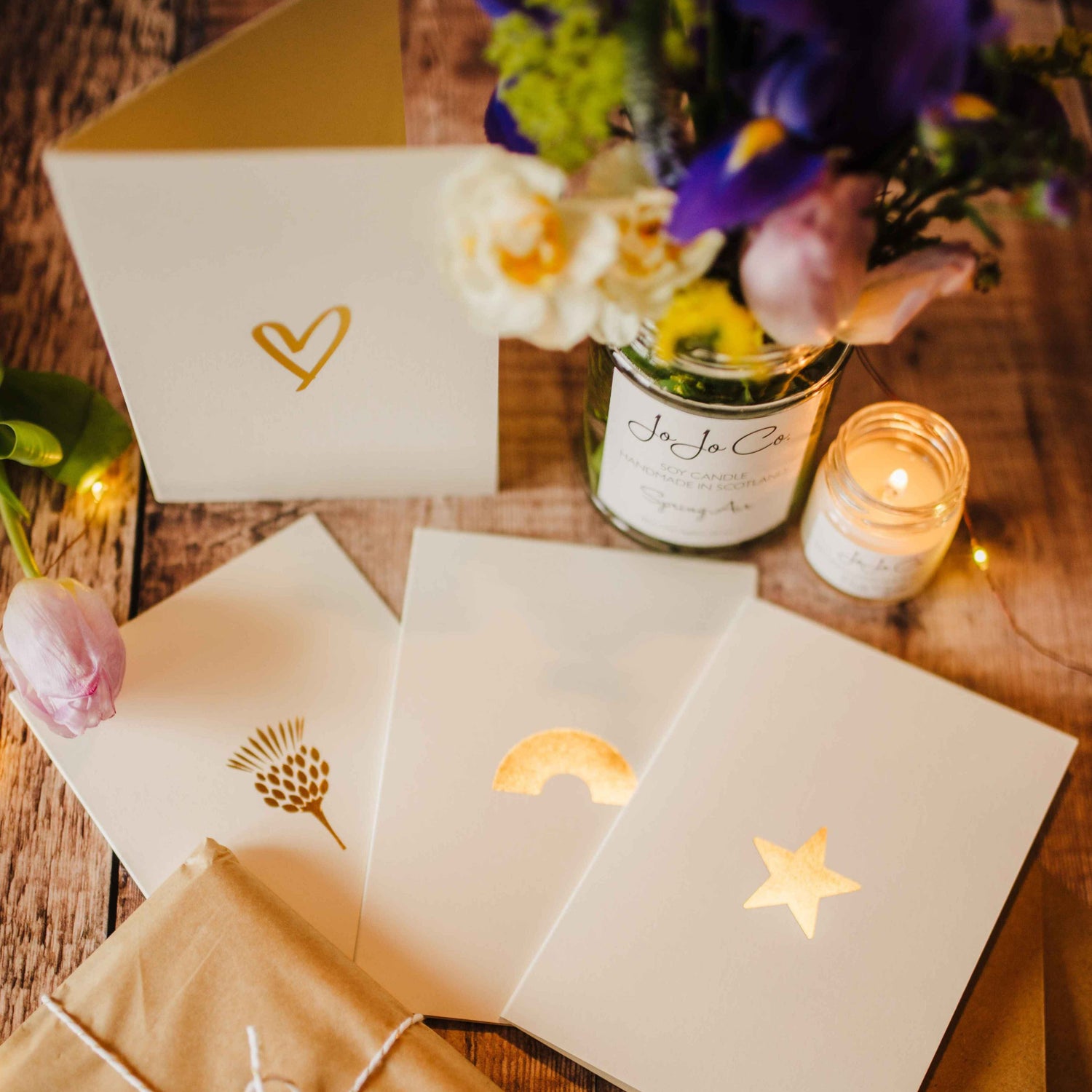 Gold Foil Luxury Greetings Cards | JoJo Co.
